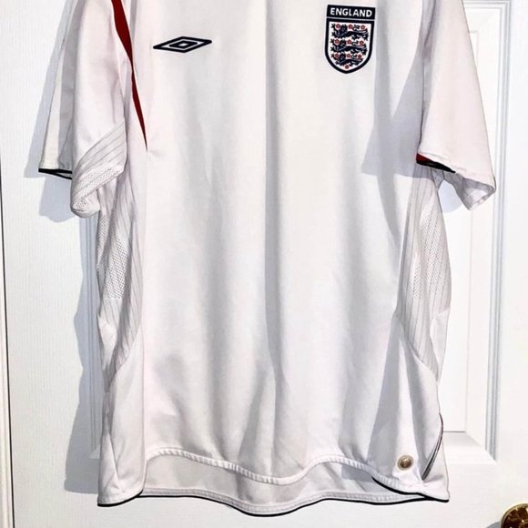 Umbro | Shirts | Vintage England Football Shirt Extra Large White Home ...